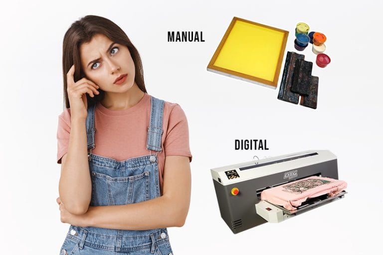Apa Perbedaan Sablon Manual dan Digital? » Ozza Konveksi Jogja